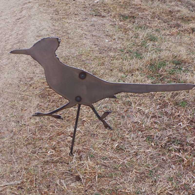Metal Roadrunner Yard Art - Etsy