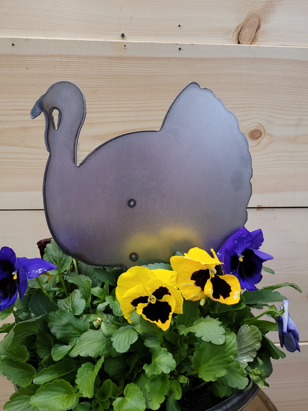 Turkey Garden Stake/metal Yard Décor/flower Garden/garden Marker - Etsy