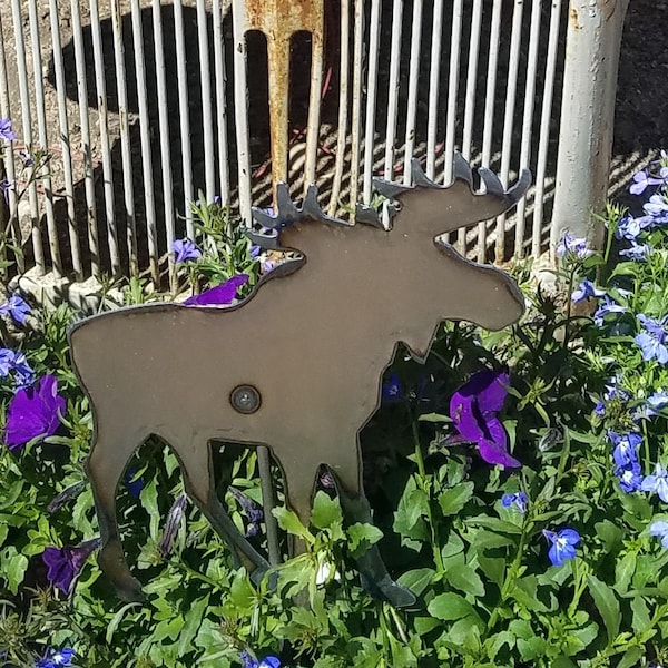 Metal Moose Yard Art - Etsy