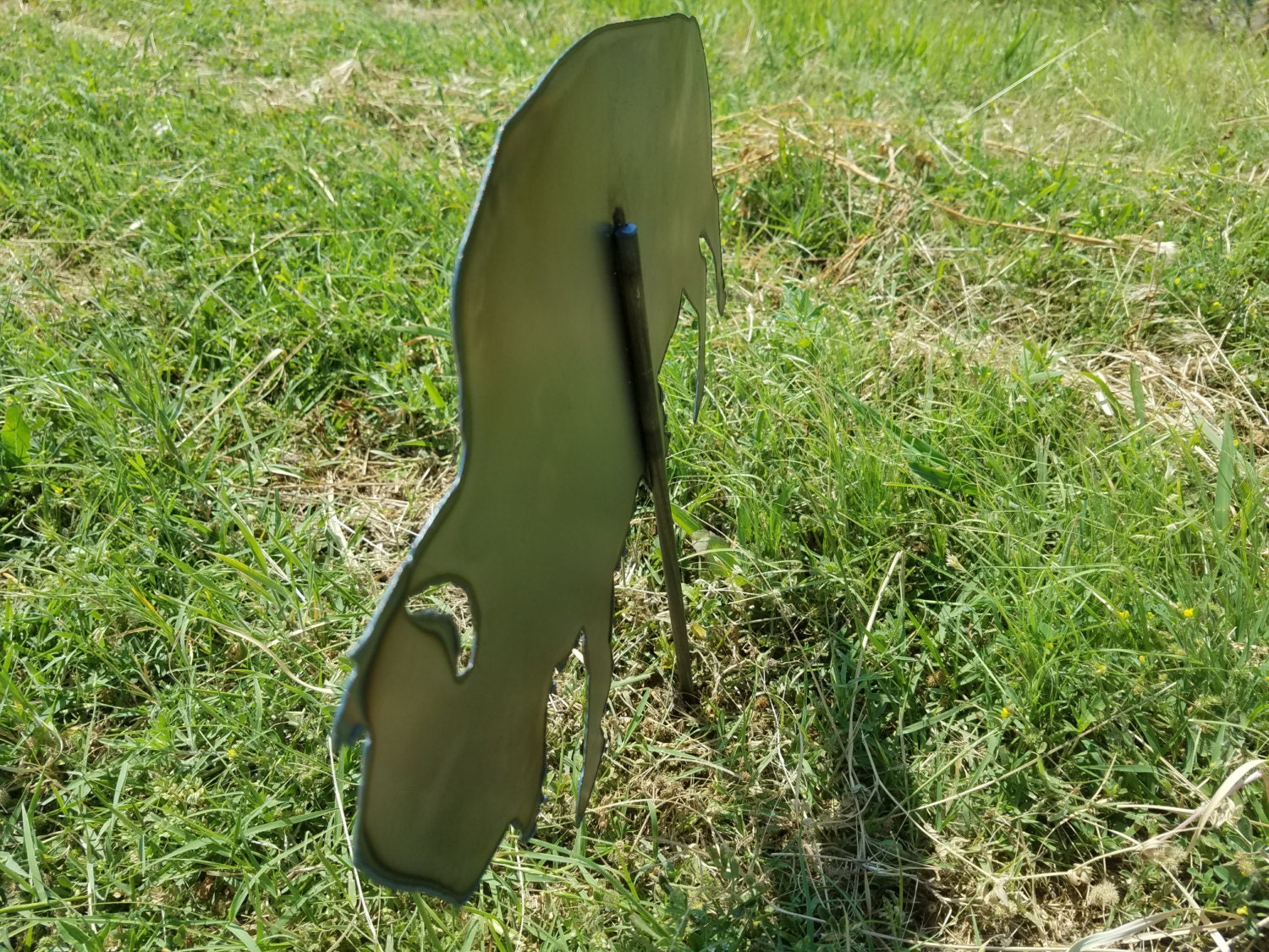 Buffalo/bison Metal Garden Stake - Etsy