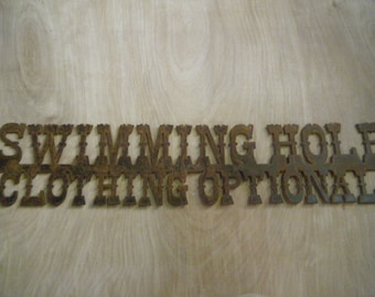 Swimming Hole Sign - Etsy