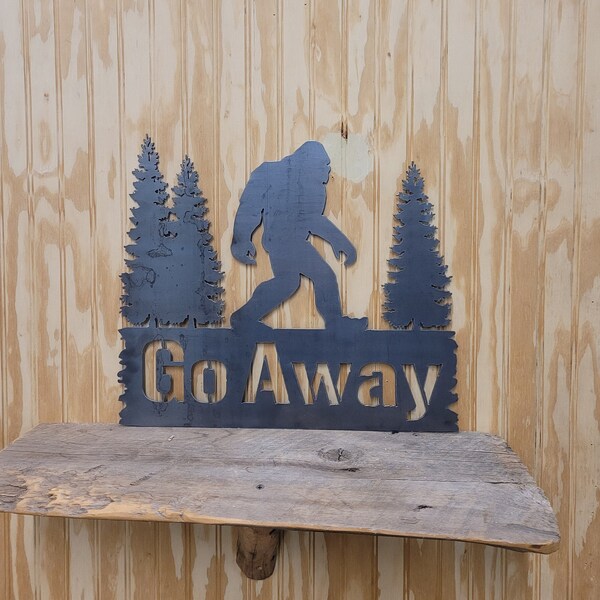 Go Away Porch Sign - Etsy