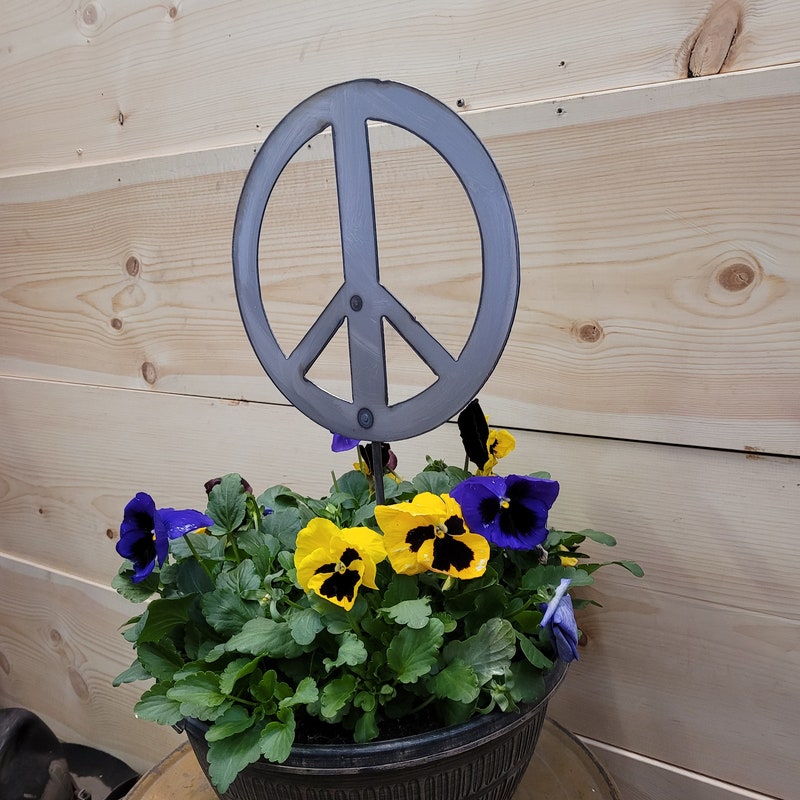 Peace Sign Yard Art - Etsy