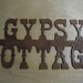 Rusted Metal Gypsy Cottage Sign - Etsy