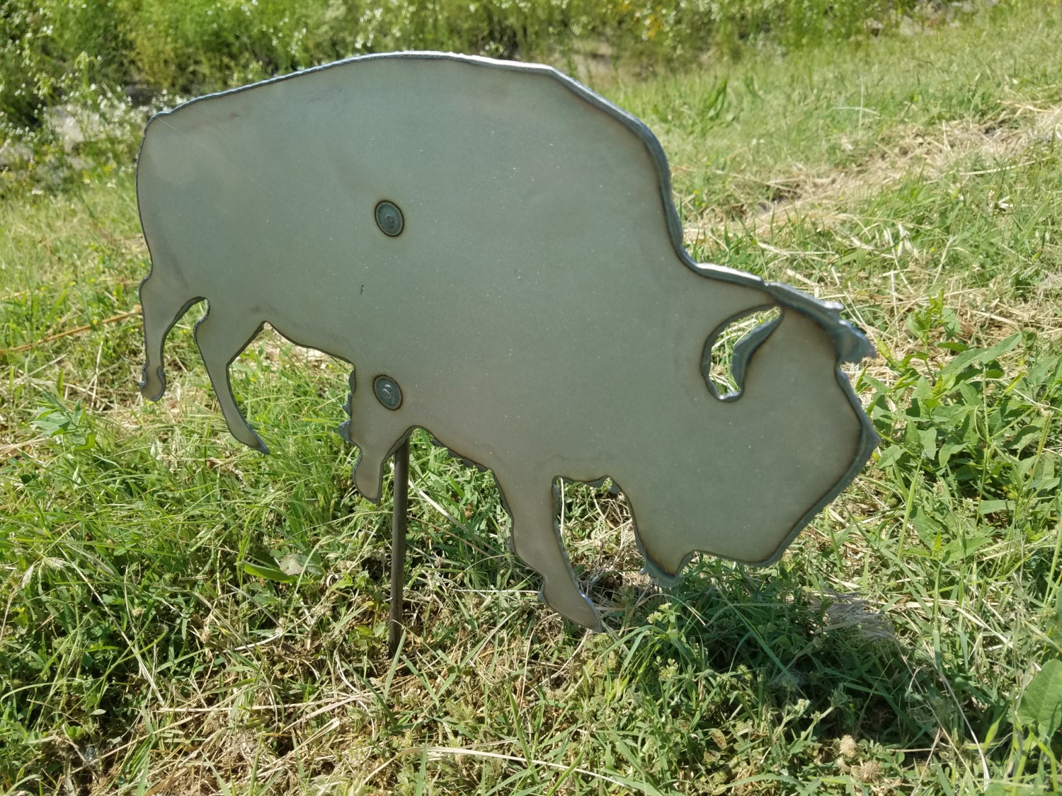 Buffalo/bison Metal Garden Stake | Etsy