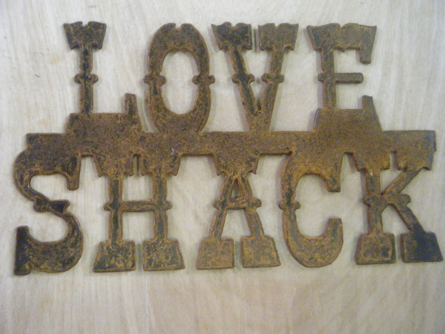Metal Love Shack Sign - Etsy
