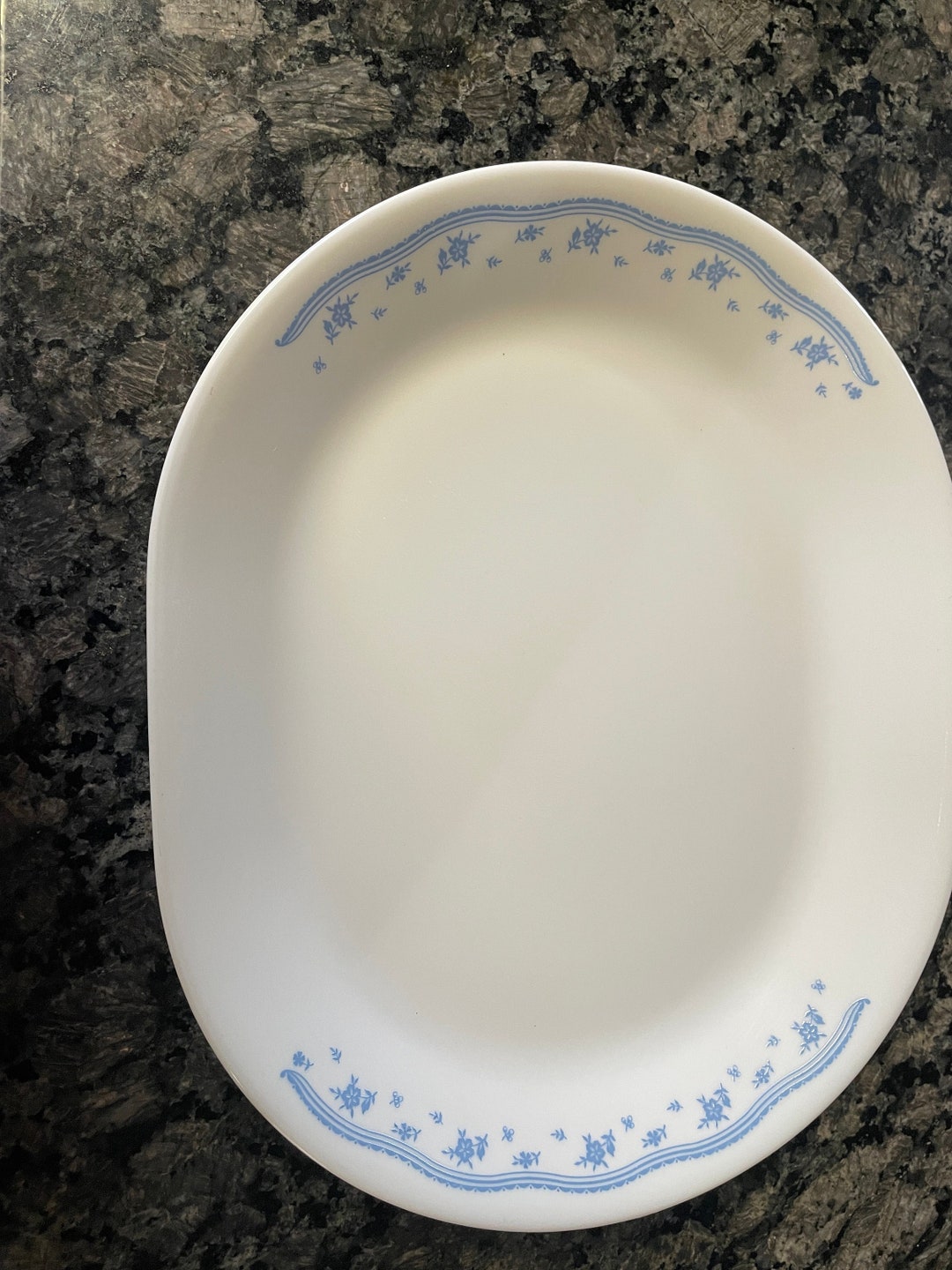 Corelle Morning Blues Serving Platter - Etsy