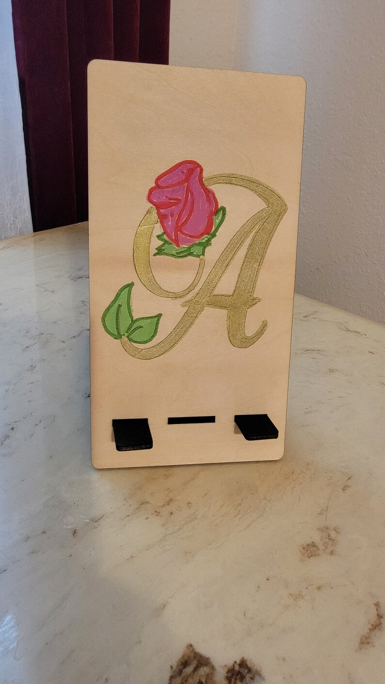 Wooden Phone Stand - Custom or Personalization Available - Etsy