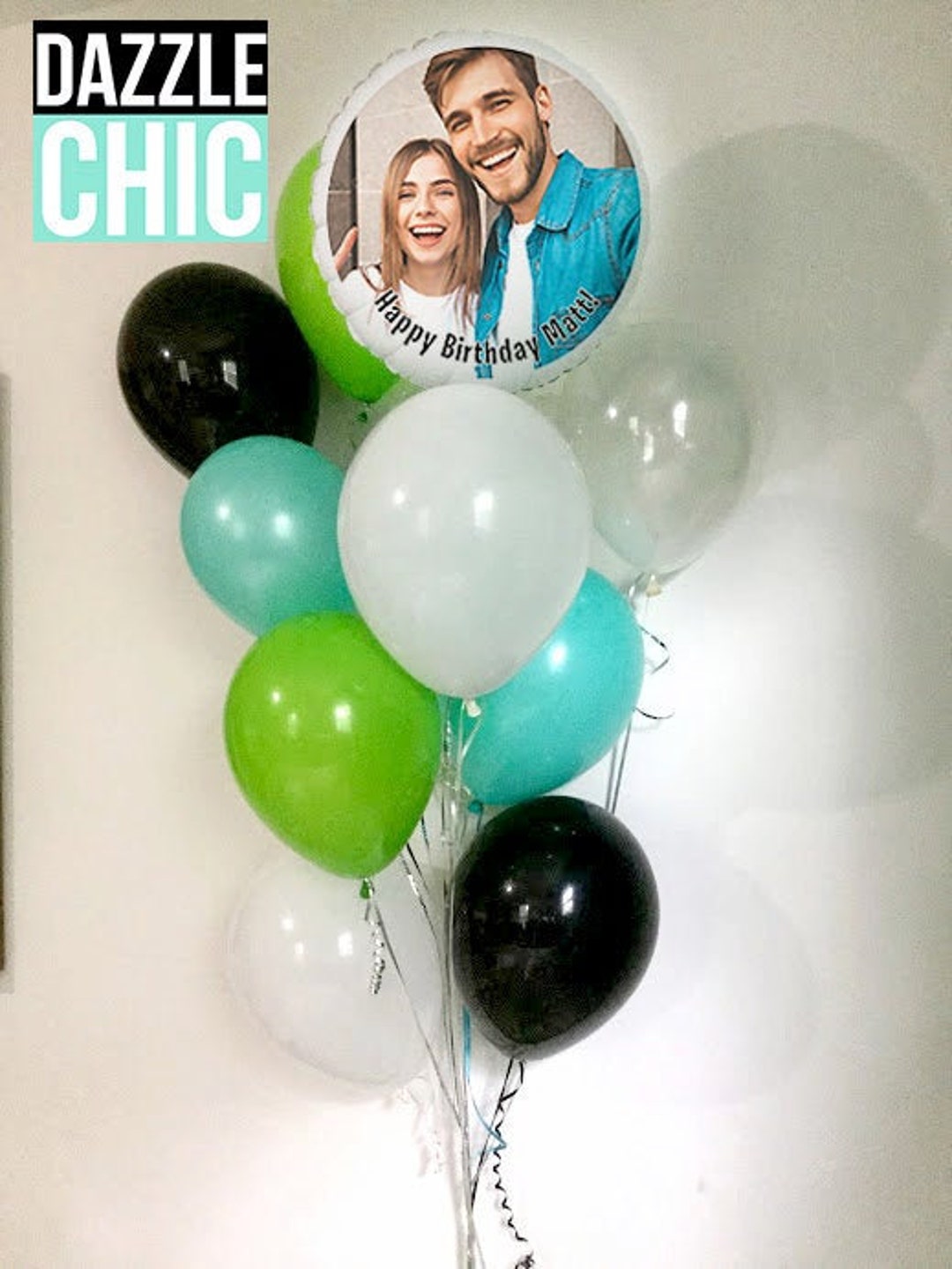 DIY Custom Photo Balloon Bouquet KIT. Personalized Custom Balloons ...