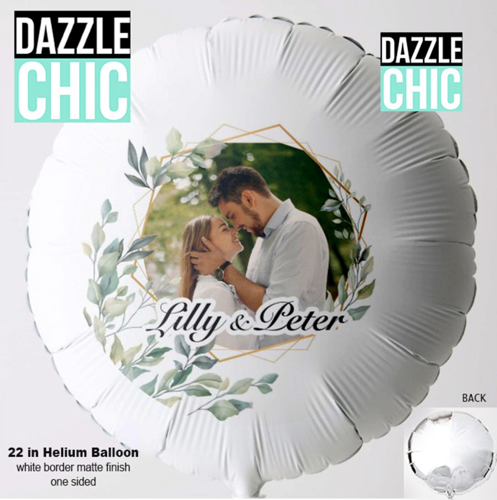 Personalized Custom Wedding Balloons photo Balloons - Etsy
