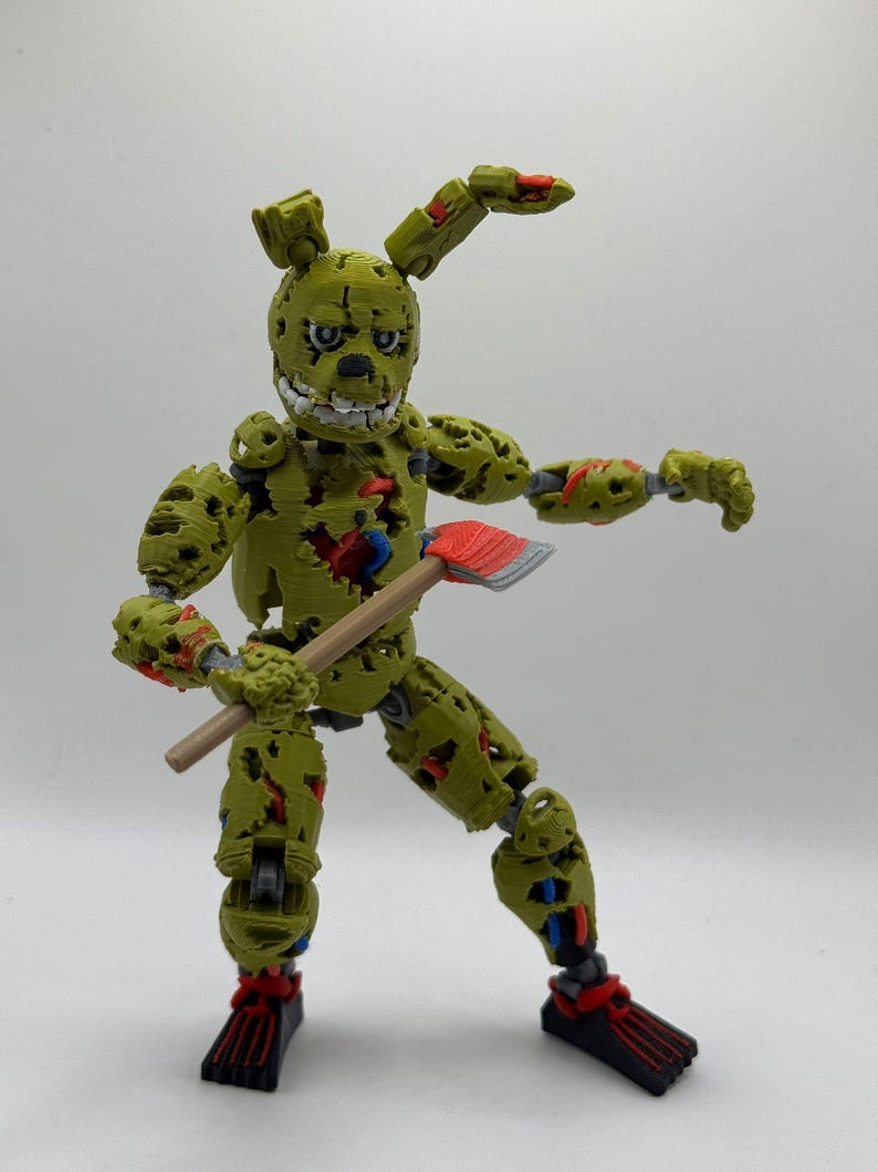 FNAF Springtrap V.2 Five Nights at Freddy's T13 - Etsy Australia
