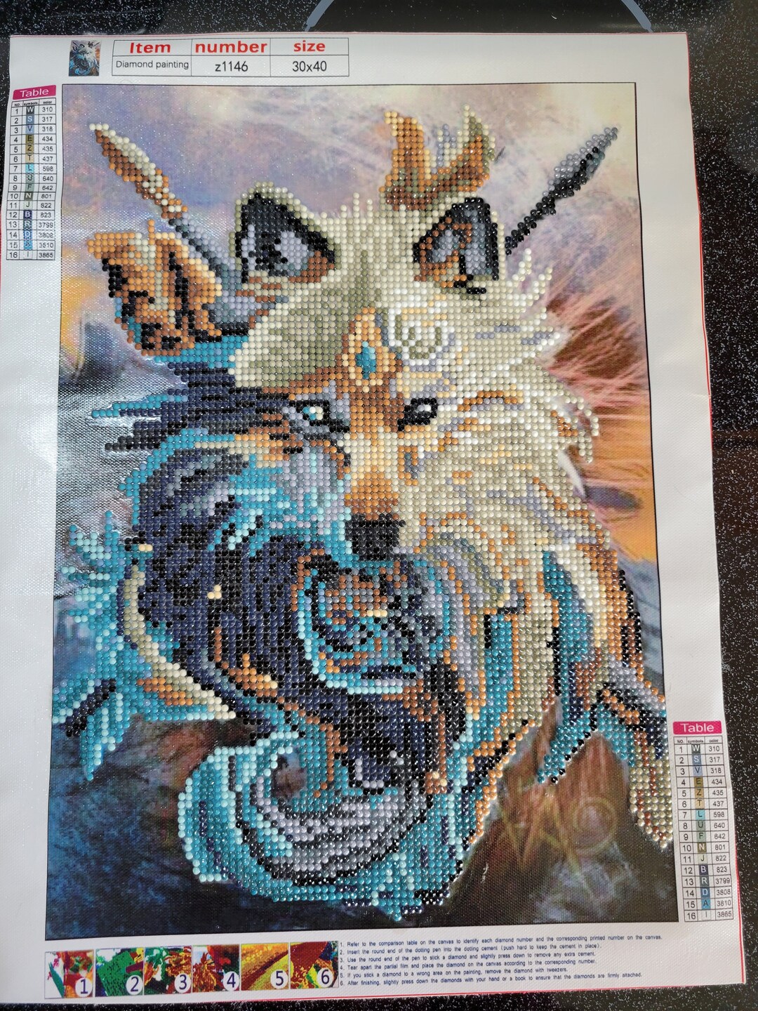 Wolf Diamond Painting - Etsy