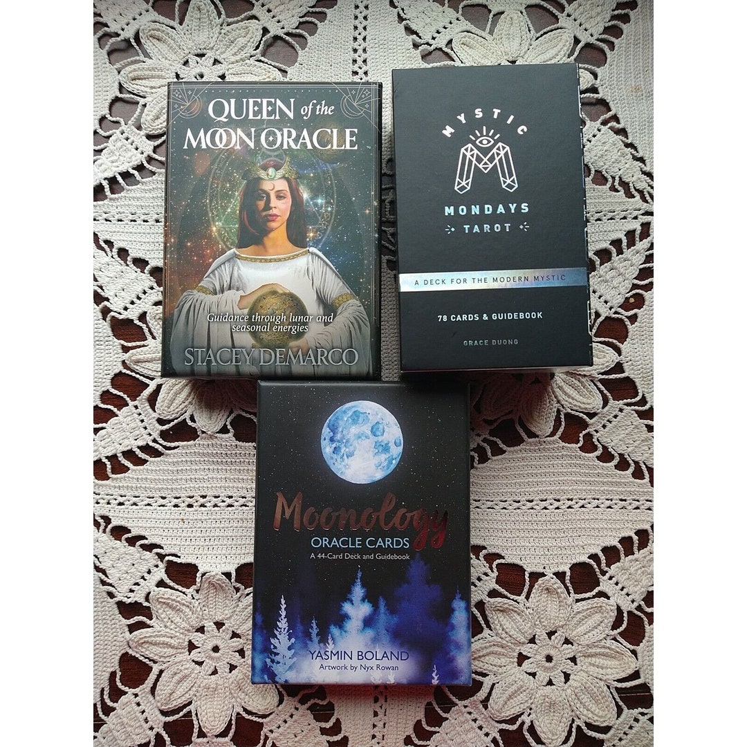 Tarot Lot Oracle Queen of Moon Oracle Moonology Mystic Mondays Tarot ...