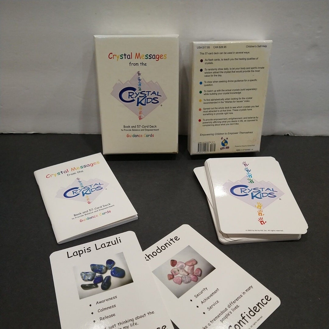 Crystal Messages From the Crystal Kids Guidance Deck Book 2003 Complete ...