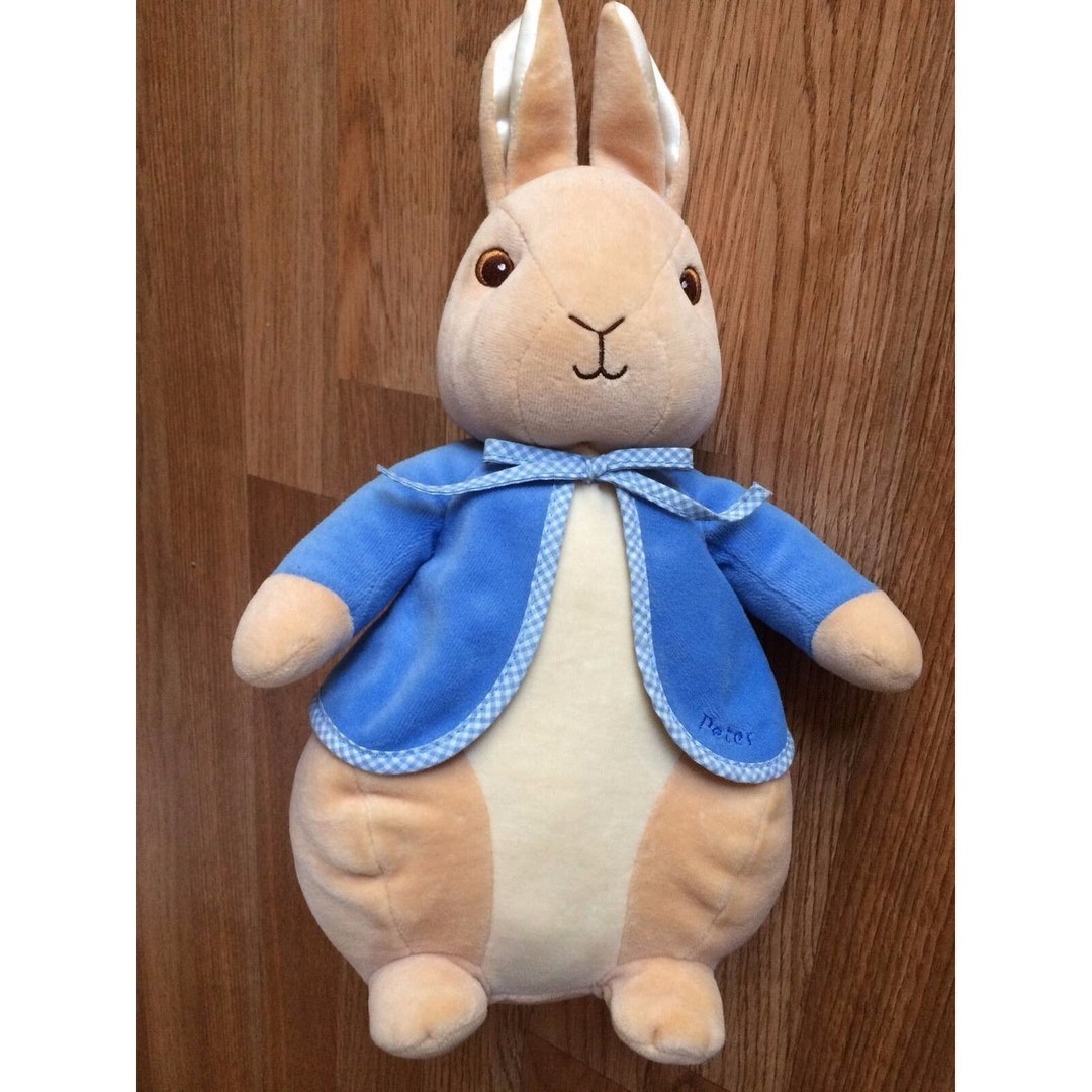 Vtg Peter Rabbit Plush Rattle Beatrix Potter 13 2002 Stuffed Animal ...