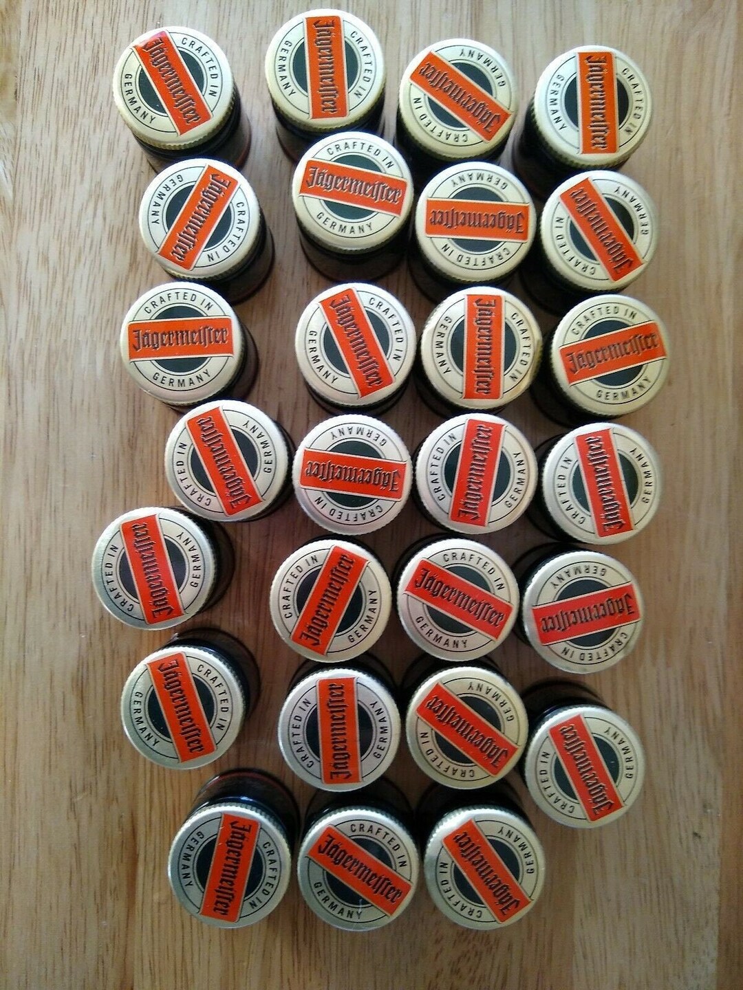 Lot of 25 Jagermeister Jager Liquor Bottle Caps Arts & Crafts Tabletop ...