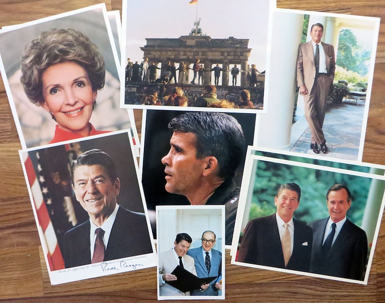 HUGE 80s Collection of Ronald Reagan / George Bush Memorabilia Photos ...