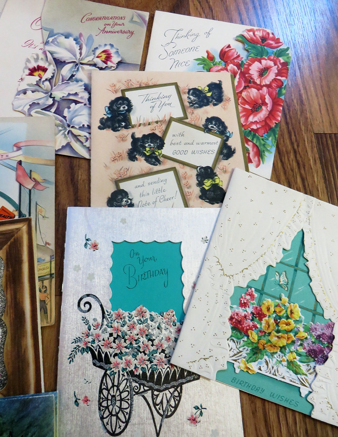 REDUCED Collection of 16 Vintage 50s Cutout / Diecut | Etsy
