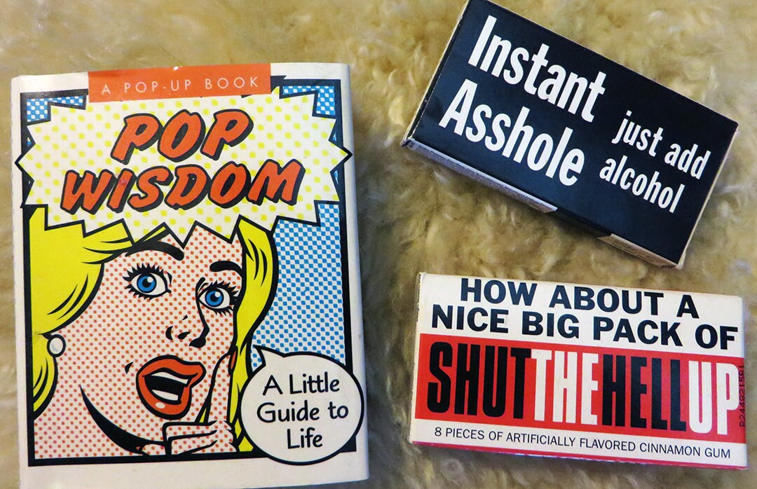 TOTALLY COOL Pack: Mini Comic Book—pop Wisdom & Novelty Funny Chiclets ...
