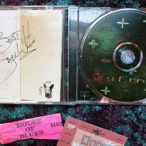 Original Autograph Rick Springfield / Jack White drummer KARMA CD 1999 ...