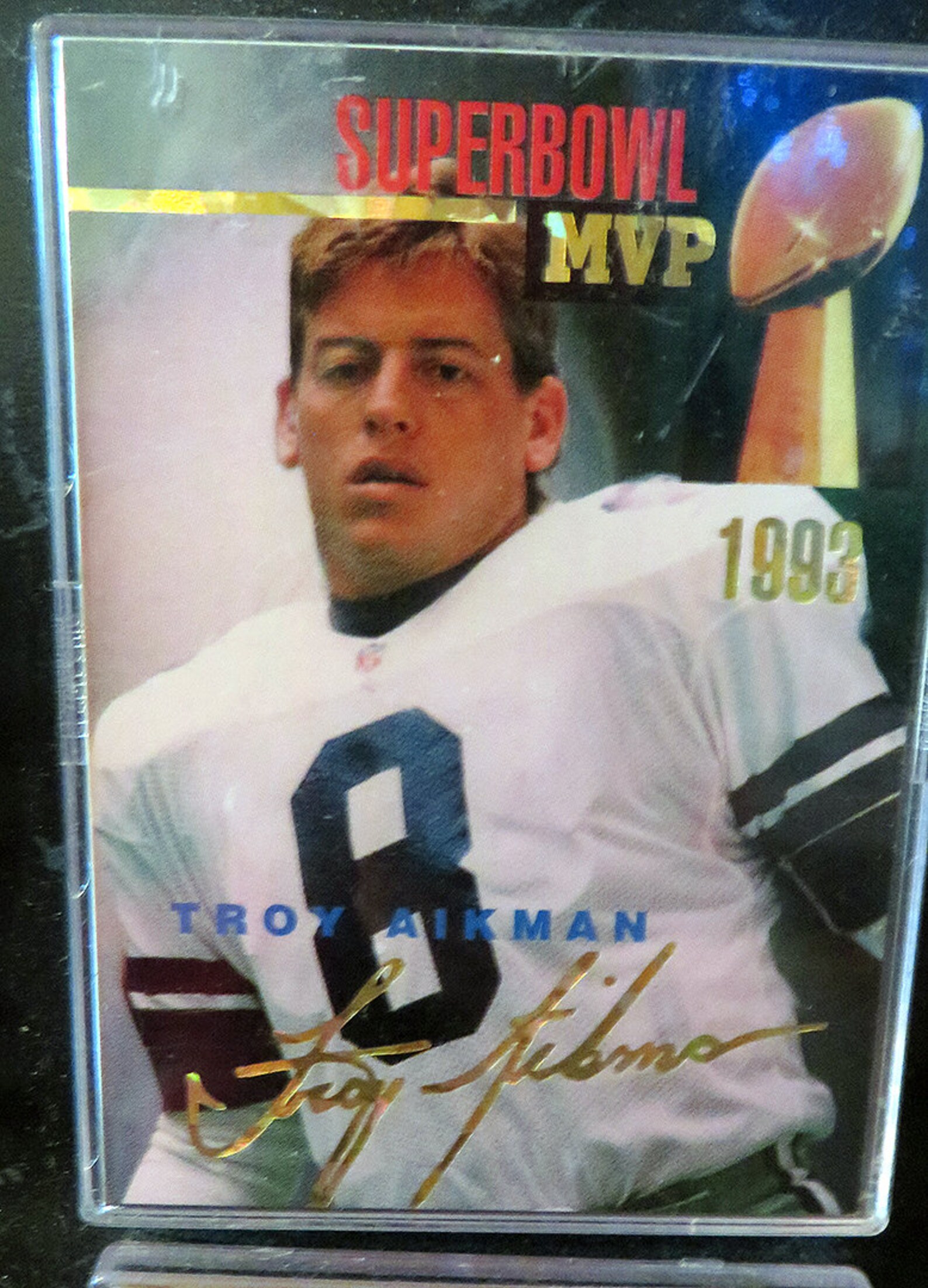Vintage 90s Collectible TROY AIKMAN Hologram Trading Cards / Picture ...