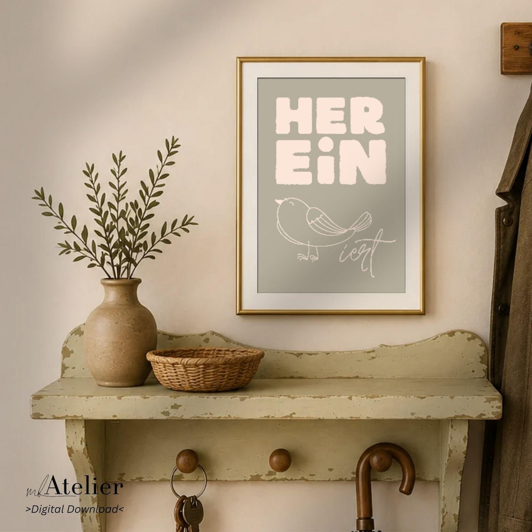 Welcome! Image: for the Hallway or Entrance Area (digital Download ...