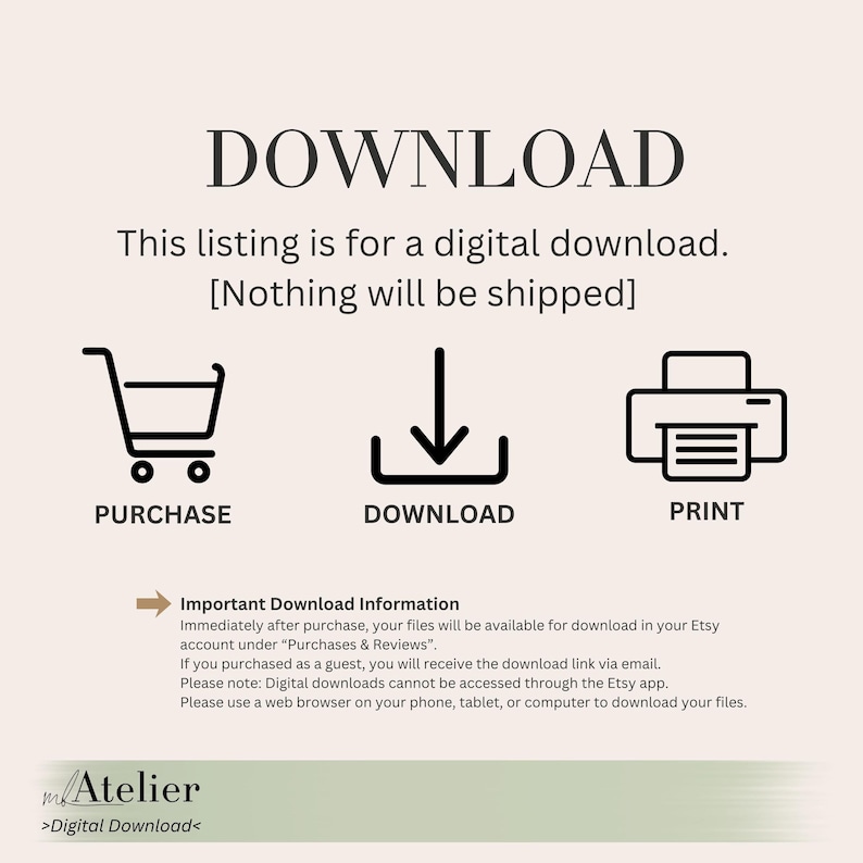 Welcome! Image: for the Hallway or Entrance Area (digital Download ...