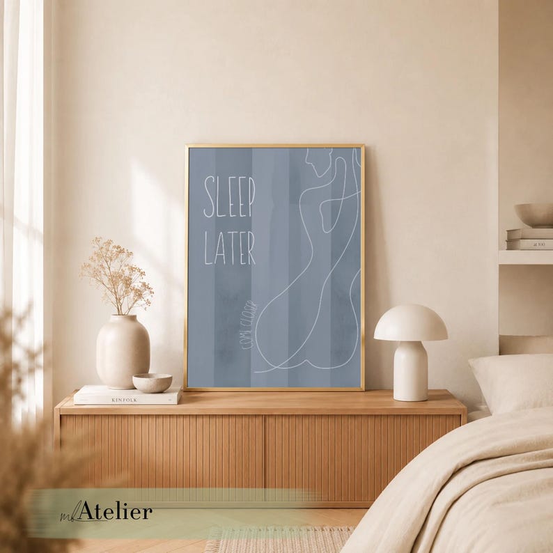 Sleep Later - Come Closer: Minimalist One-line Art for the Bedroom ...