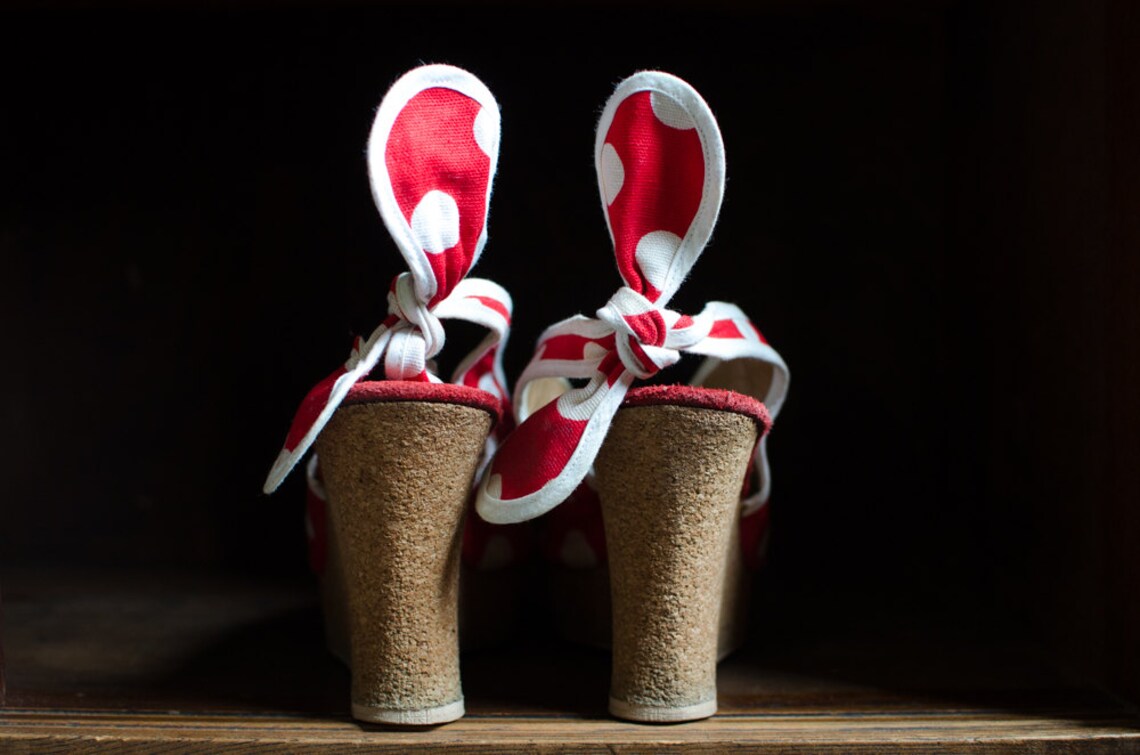 Rare Vintage Goody Two Shoes New York City Platforms / Wedges / Stella ...