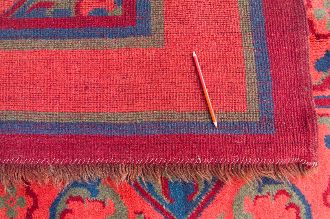 Antique 10 X 14 European Irish Rug Red Geometric Floral Hand | Etsy Ireland