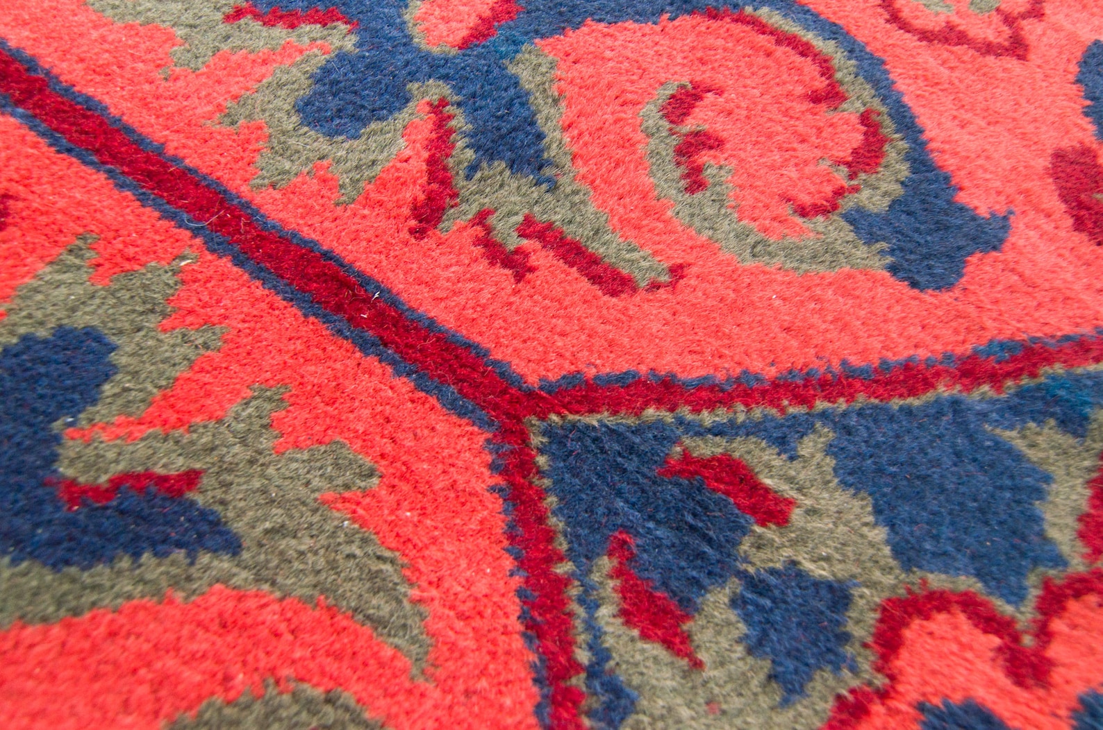 Antique 10 X 14 European Irish Rug Red Geometric Floral Hand - Etsy Ireland