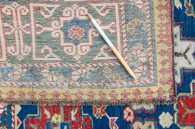 Antique Caucasian 410.5 X 6'3 Rug Kuba Quba Green - Etsy