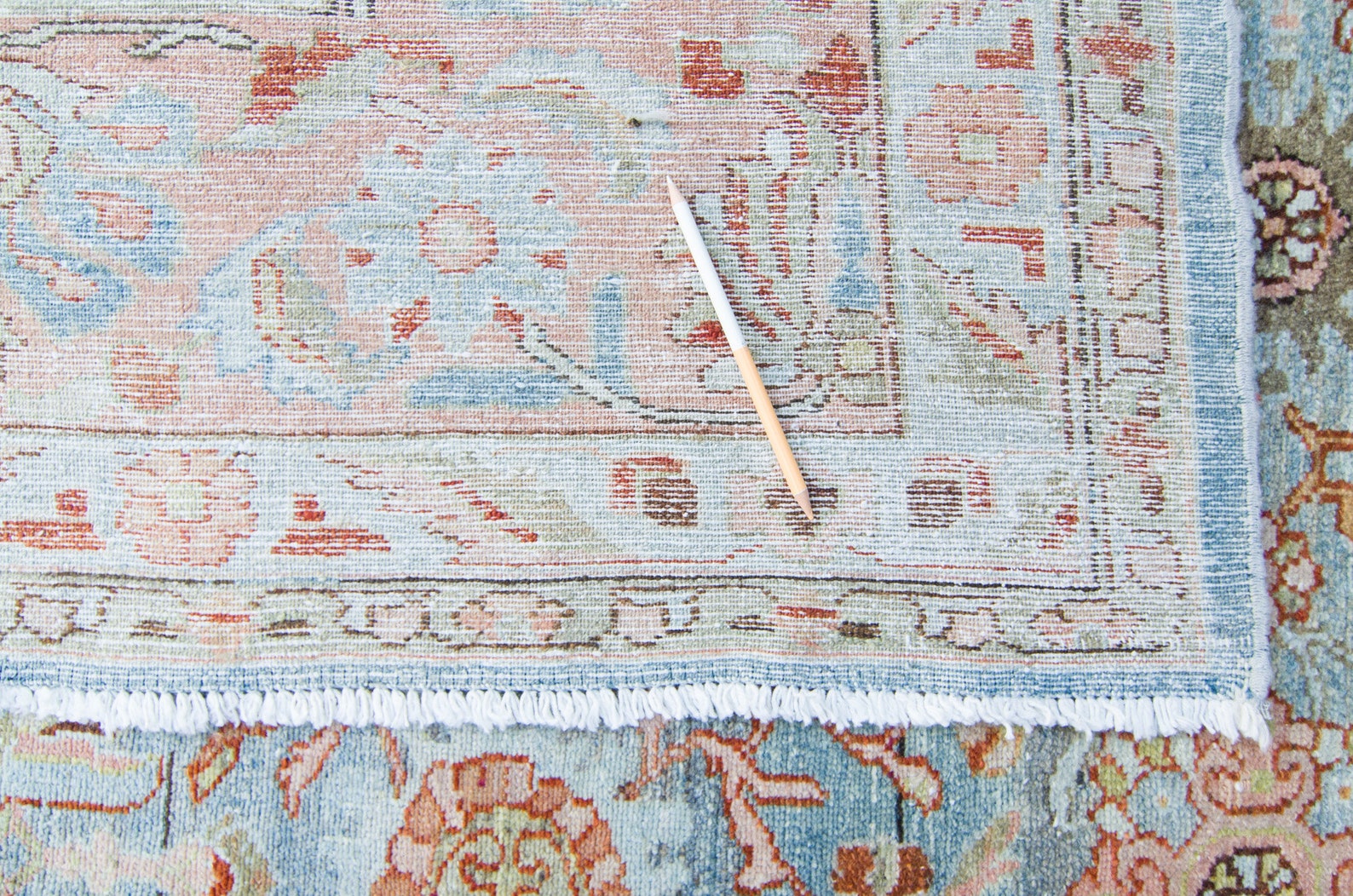 Antique 122 X 165 Slate Blue Base Rug Allover Floral | Etsy