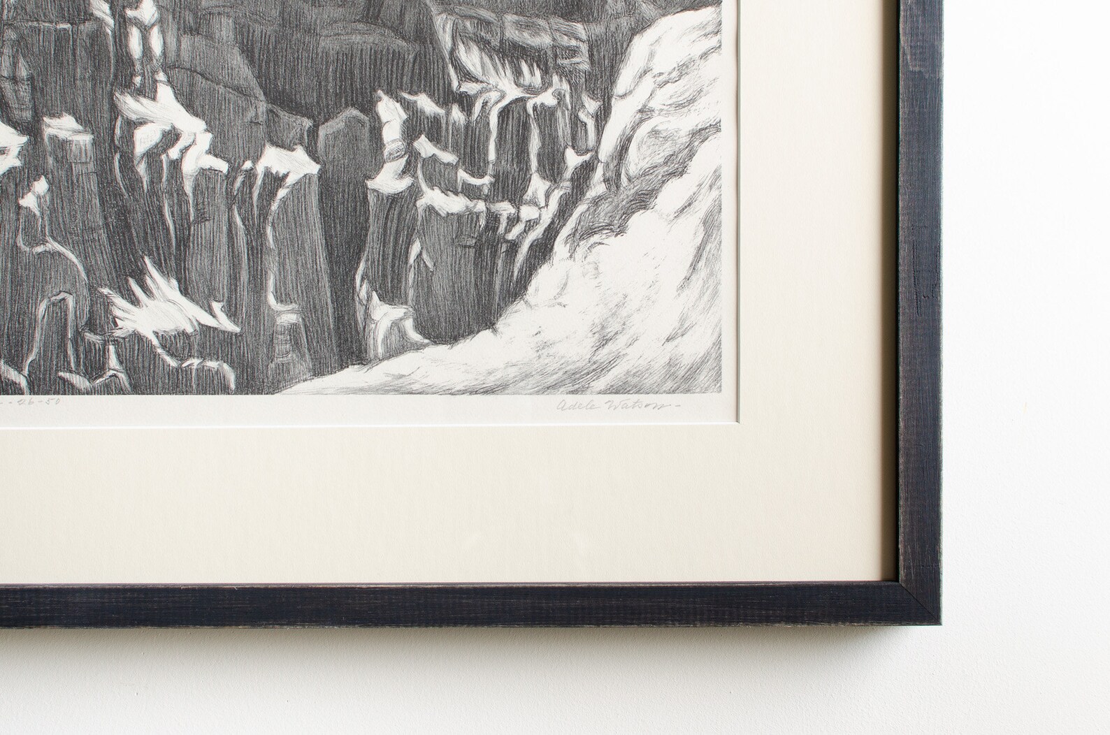 Antique Original Limited Edition Etching Signed by Artist Adele Watson ...