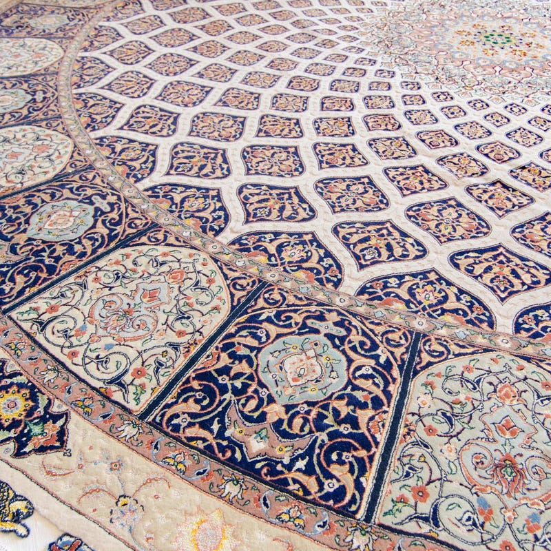 Large Round Rug - Etsy