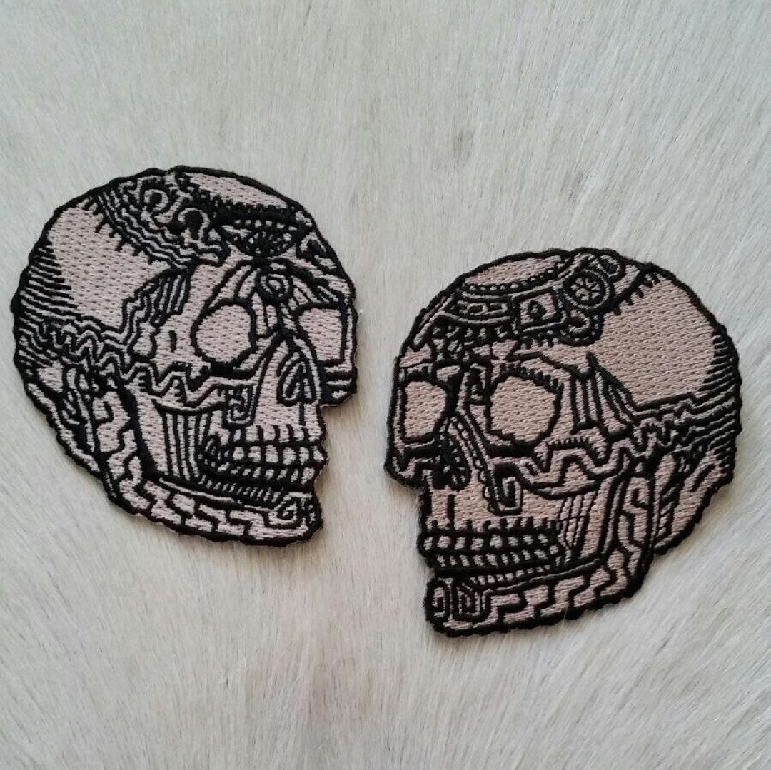 Ceremonial Skull Patch Set - Etsy