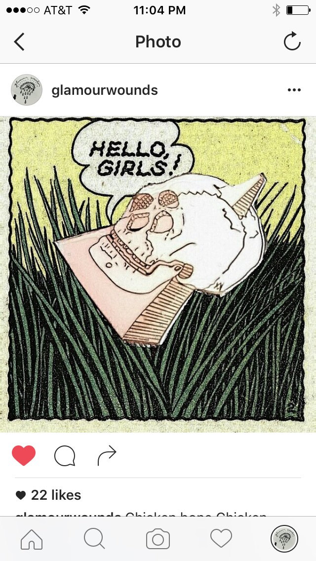 Glamour Wound Skull Pyramid 1" Lapel Enamel Pin White Pink Copper Metal ...