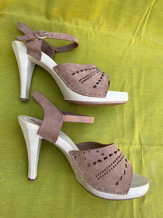vintage 70s 80s platform - Gem
