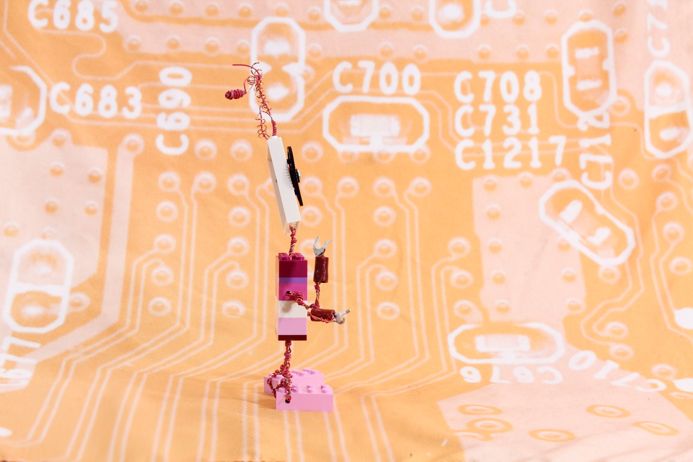 Casey. Robot Sculpture Made From Found Objects. Lesbian Pride. - Etsy