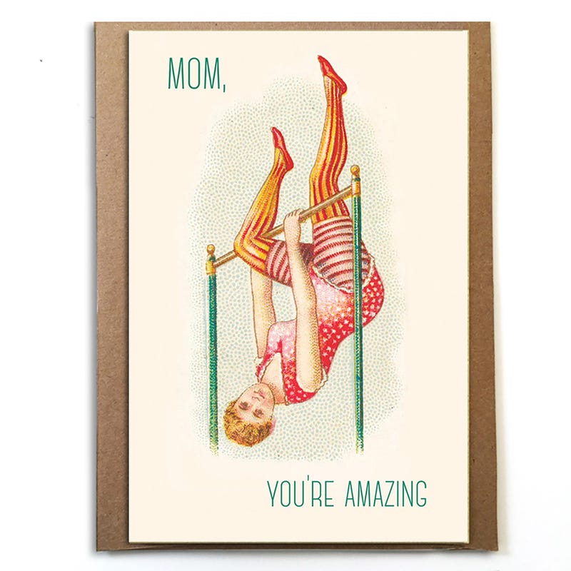 Acrobat Greeting Card - Etsy