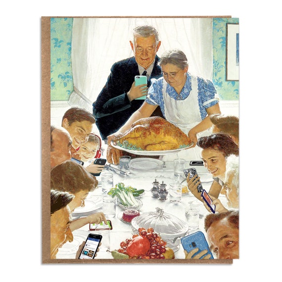 Rockwell Thanksgiving Parody
