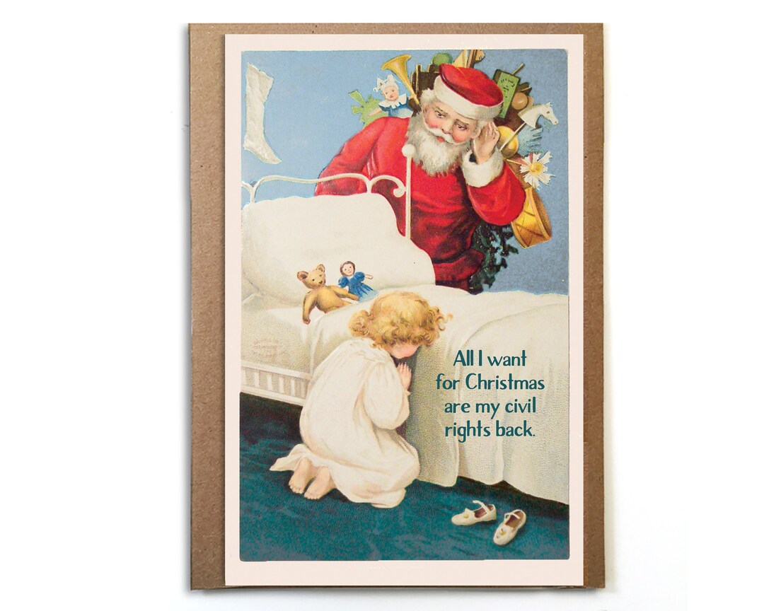 Feminist Christmas Card: Civil Rights, Pro Choice Holiday - Etsy