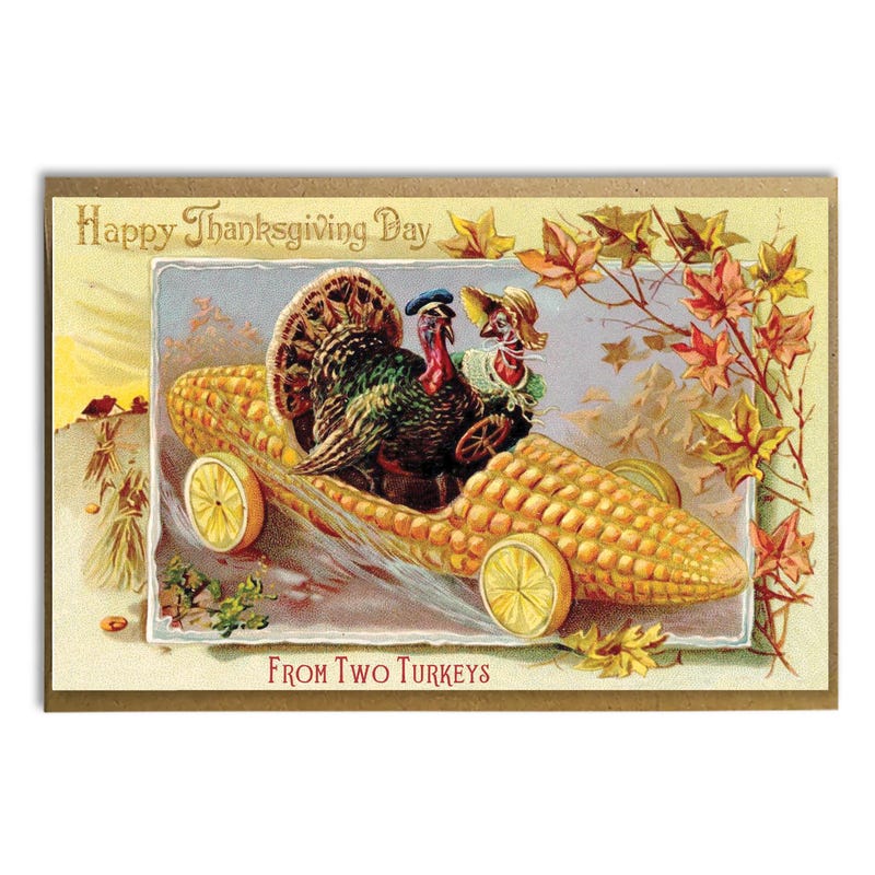 Turkey Card - Etsy