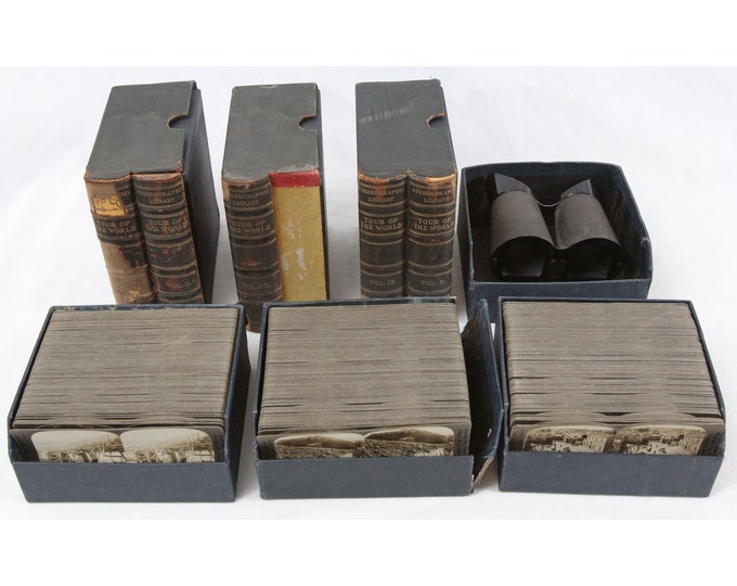 Keystone Stereoview Tour of the World 599/600 Set & Viewer ...