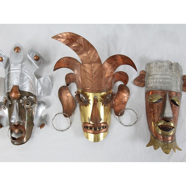 Mexican Tin Mask - Etsy