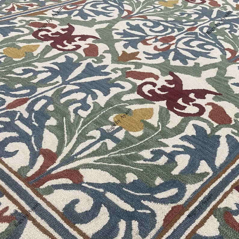 Wool Rug for Home Décor Handcrafted for Living Room - Etsy