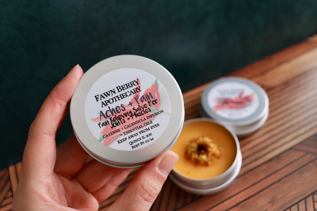 ACHES & PAINS Salve, Muscle Rub, Joint Rub Kitten Balm Backache ...