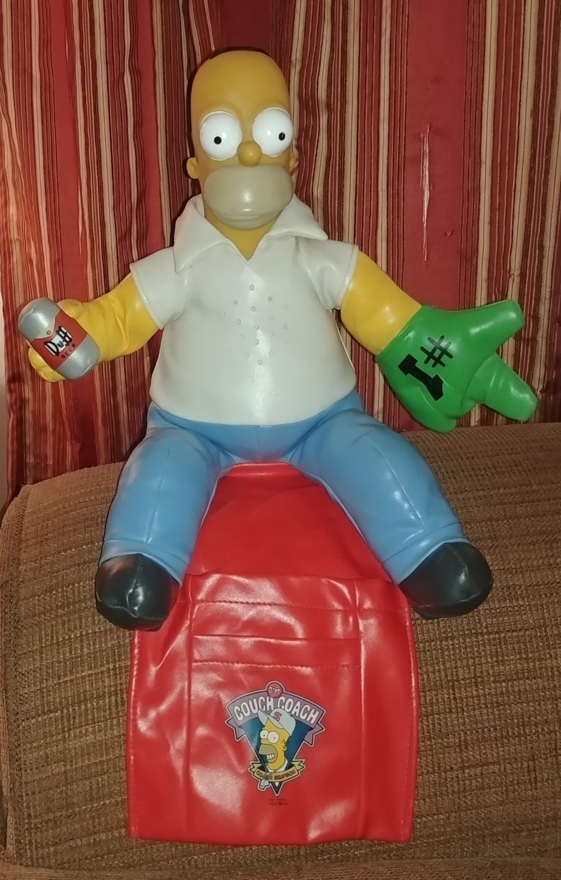 Homer Simpson Talking Remote Control Organizer 2002 | Etsy