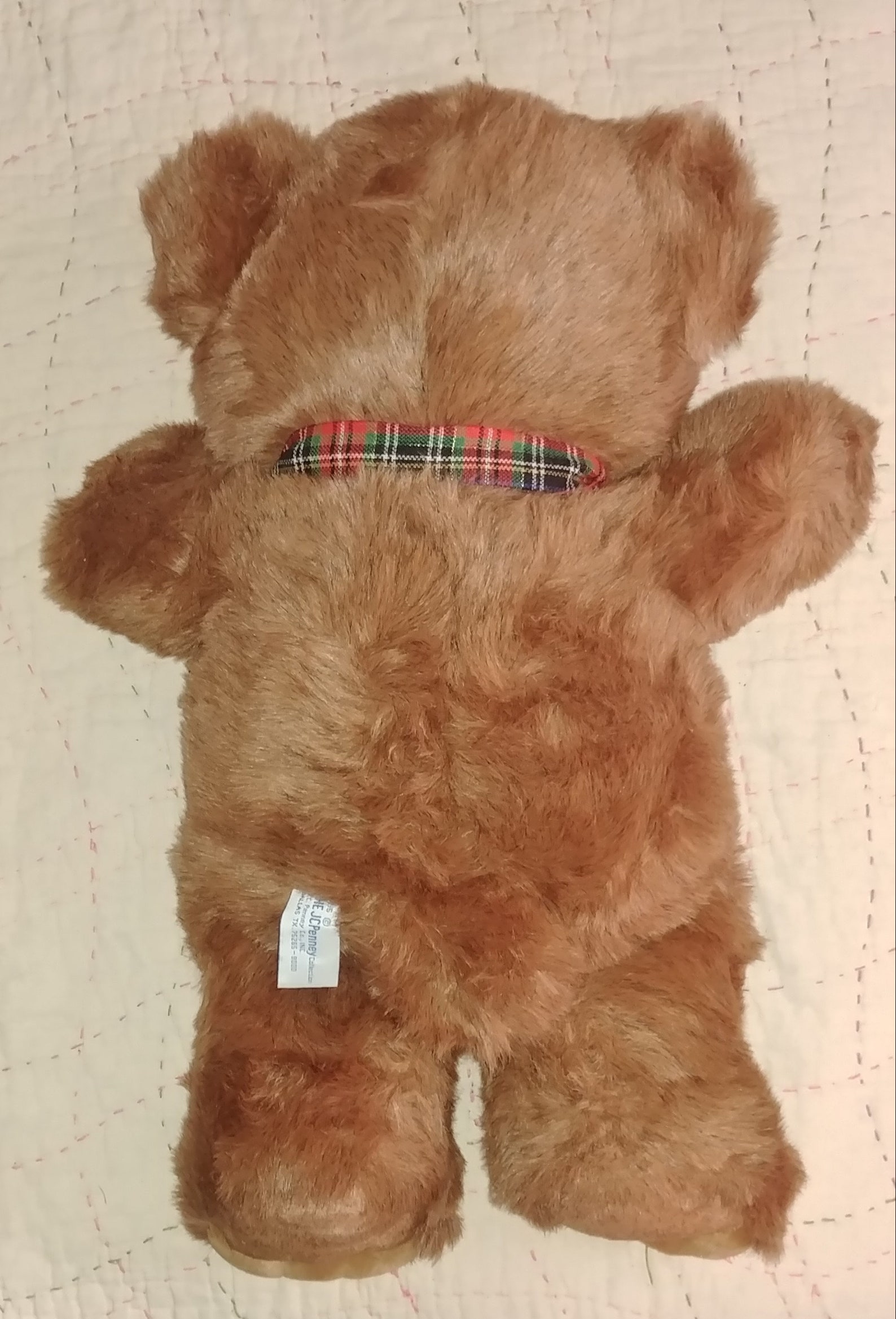 Vintage 1995 Jcpenney 22 Inch Plush Christmas Bear Like New - Etsy