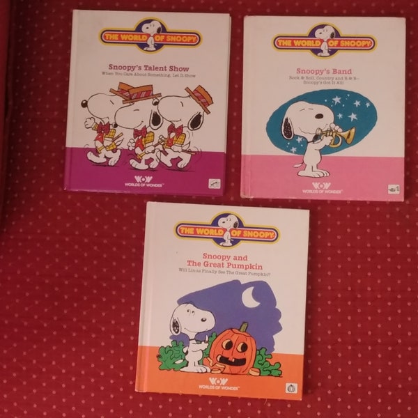 Snoopy Worlds of Wonder - Etsy